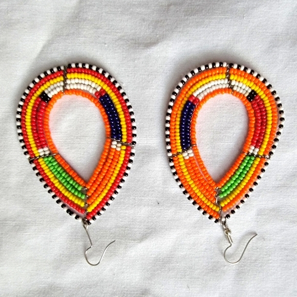 Handmade | Jewelry | Kenyan Maasai Earrings | Poshmark